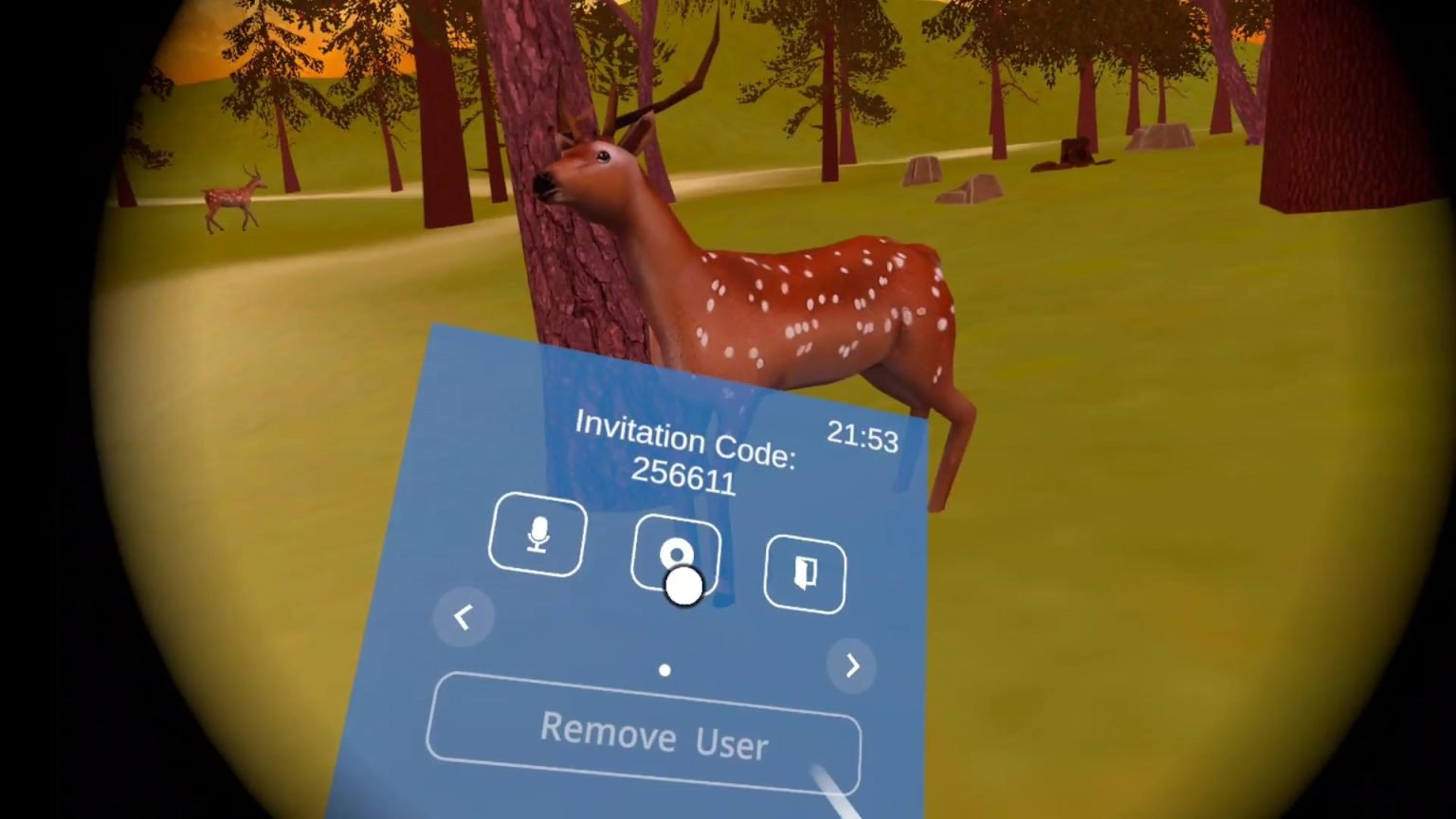 VR Sickness Reduction by "Tunnel vision"